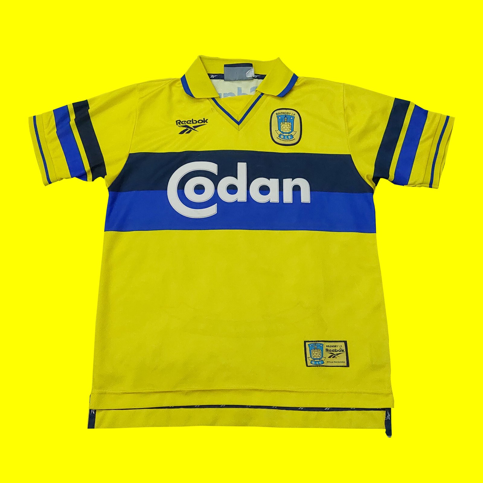 1998 – 00 BRØNDBY IF HOME SHIRT #9 – Jakarta Football Shop